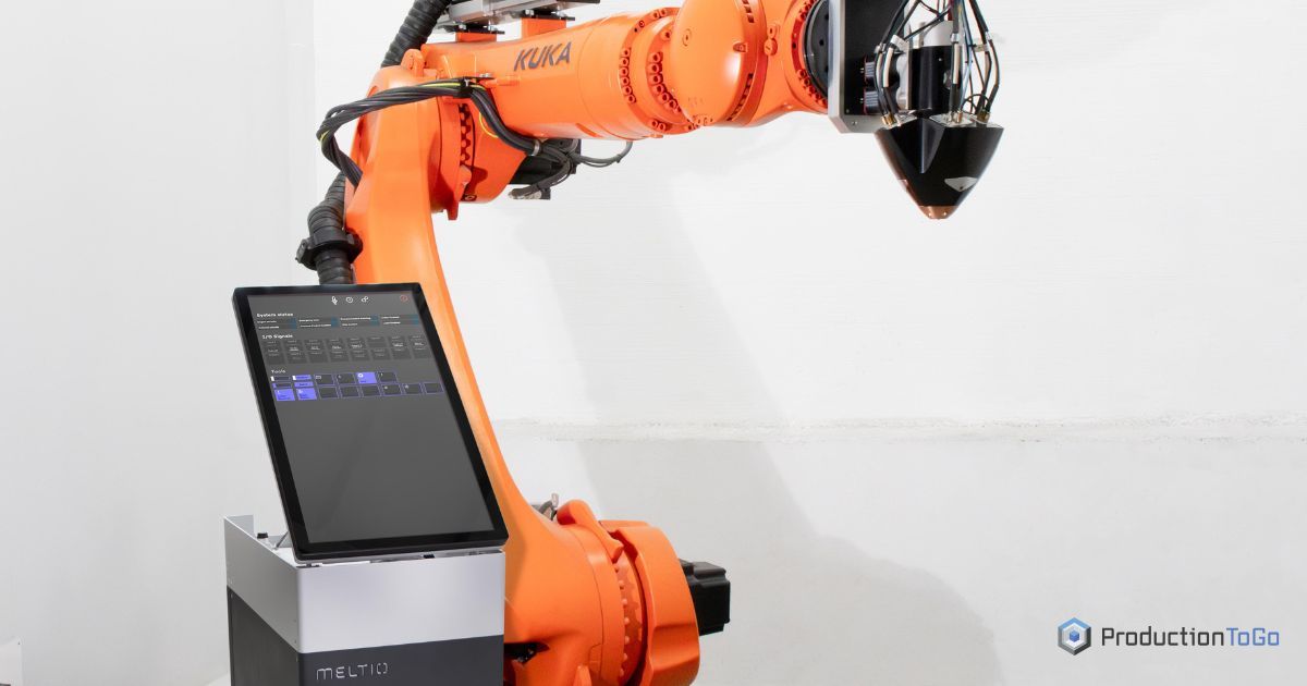Meltio Engine Robot Integration | ProductionToGo Meltio Engine Robot Integration | ProductionToGo